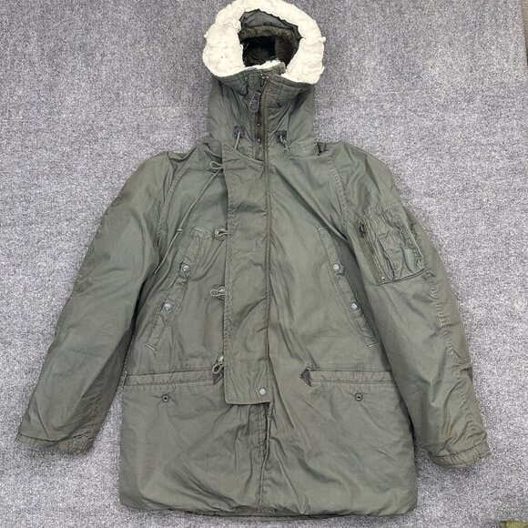 Greenbrier | Jackets & Coats | Vintage Type N3b Extreme Cold Weather Parka Jacket 7s 80s Green ...